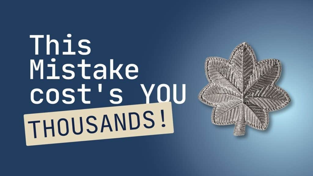 Use The Easy Military Retirement SBP Cost Calculator